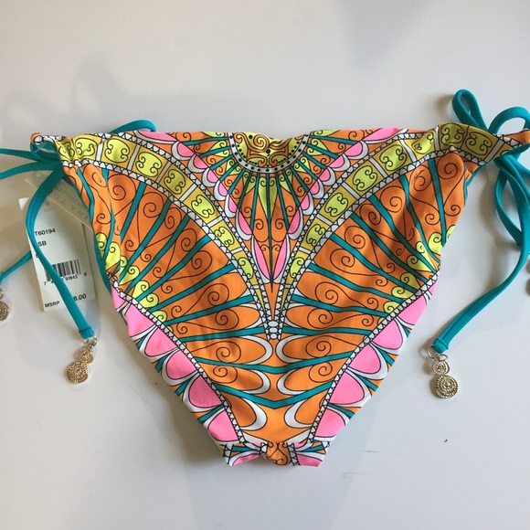 Trina Turk | Swim | Trina Turk Turquoise Blue Bikini Bottoms 8 Nwt ...